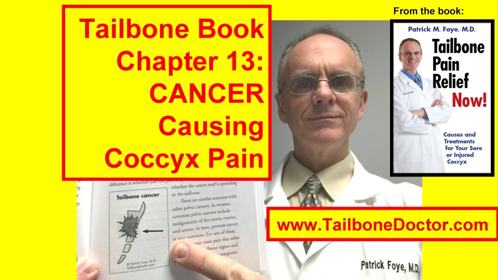Tailbone Book, Chapter 13: Cancer Causing Coccyx Pain, Tailbone Pain ...