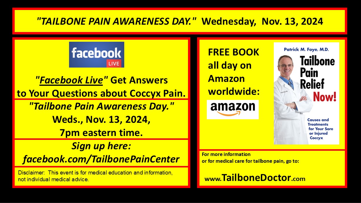BLOG on Tailbone Pain (Coccyx Pain) | Tailbone Doctor